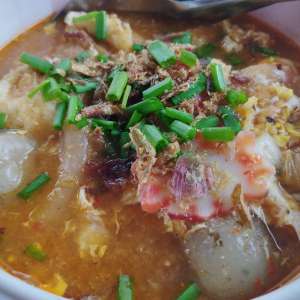 Seblak pentol besar + batagor cuanki - Sinergi Smart Tumbas
