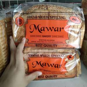 roti tawar wijen bunga mawar putih - Sinergi Smart Tumbas