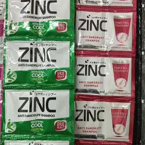 Zinc shampoo renteng - Sinergi Smart Tumbas