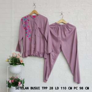 One Set Rayon Lengan Panjang Celana Panjang (TPP) - Sinergi Smart Tumbas